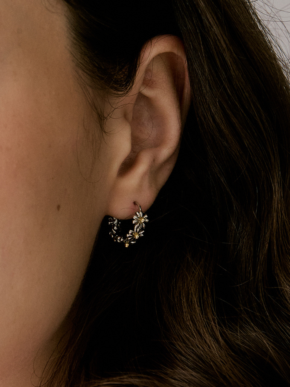 [2/14 순차배송][빈티지헐리우드]Mini Daisy Garden Ring Earrings_VH2479EA006M - 하고(HAGO)