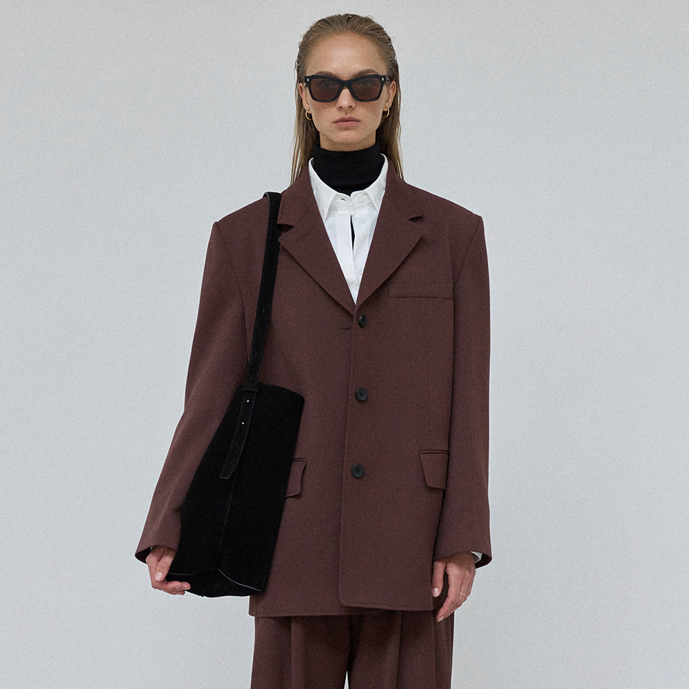 AUTUMN THREE BUTTON JACKET - 하고(HAGO)