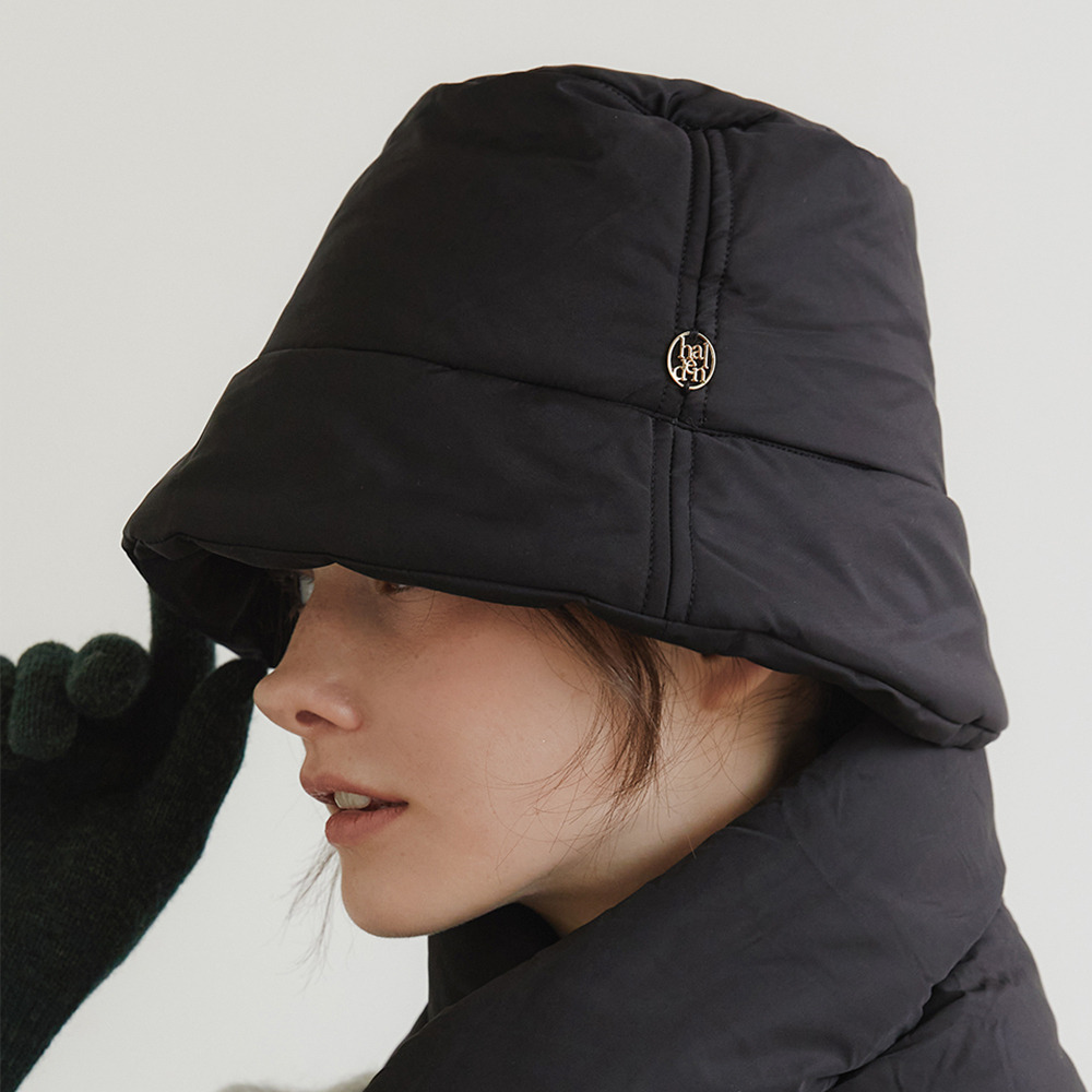 padding bucket hat (C038_black) - 하고