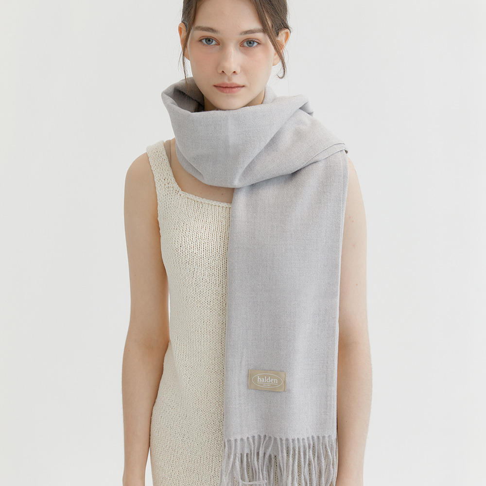 premium mild muffler (M029_grey) - 하고(HAGO)