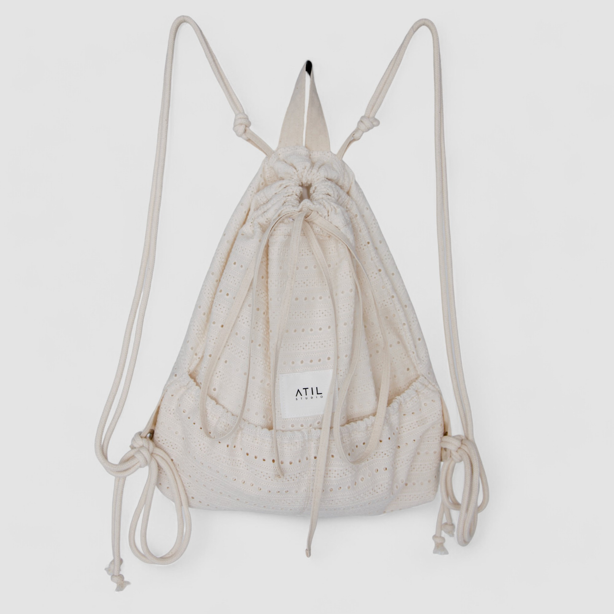 Light Daily String Backpack_ [Natural] - HAGO(하고)
