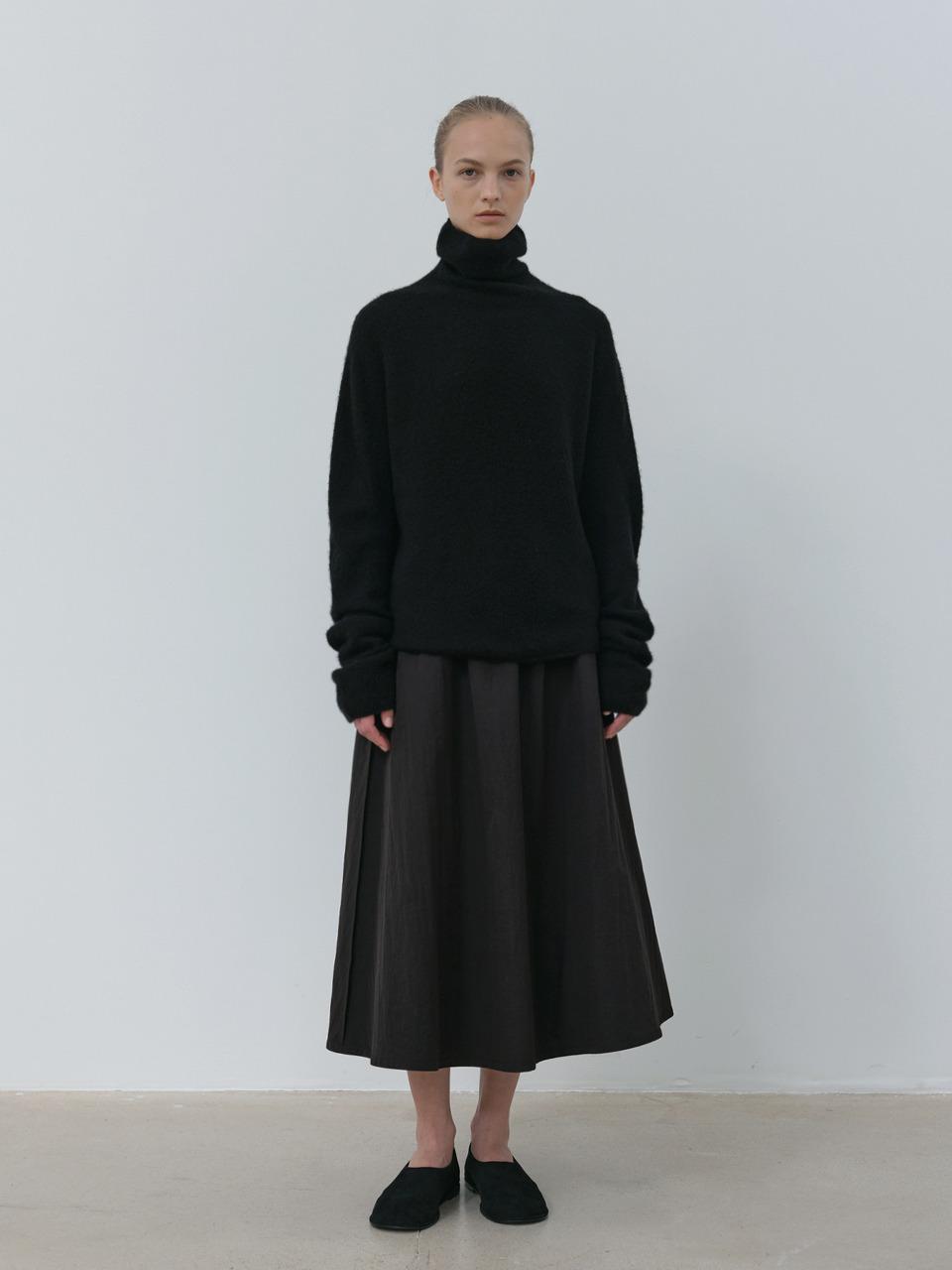 cashmere turtleneck (black) - 하고(HAGO)