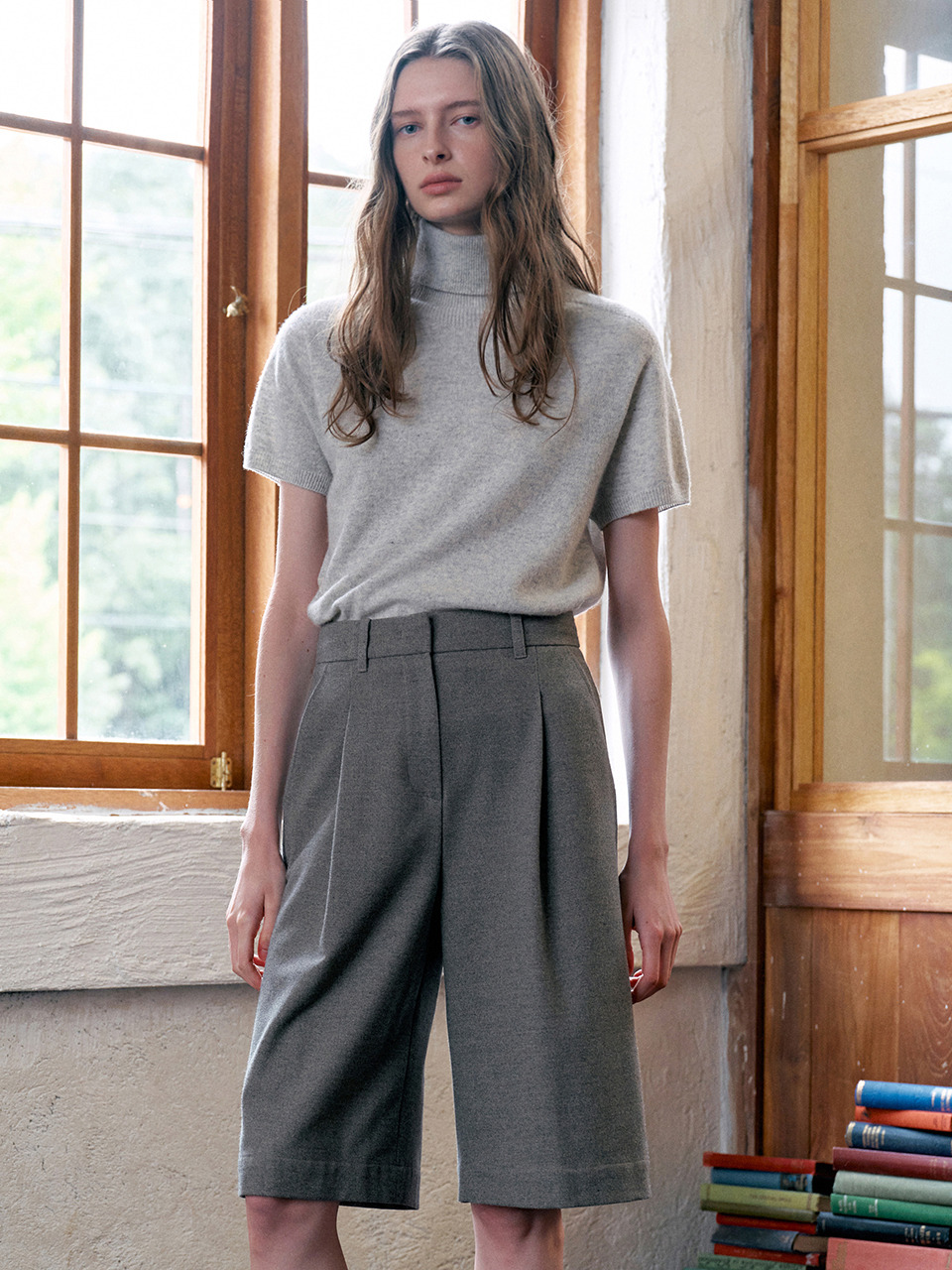 One Tuck Bermuda Pants VC2478PT701M - 하고(HAGO)