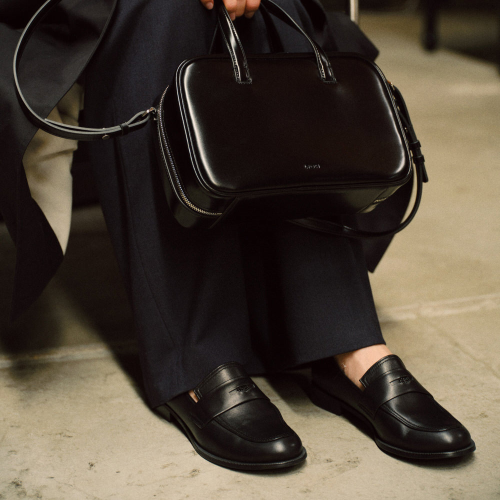 Soffy penny loafer Black - 하고(HAGO)