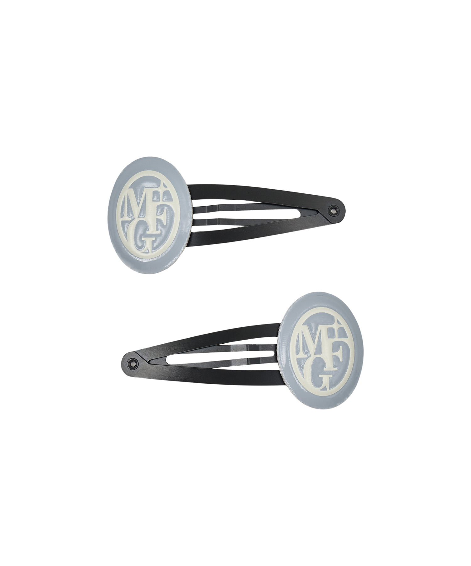 CIRCLE LOGO HAIR PIN 2PACK sky blue - HAGO(하고)