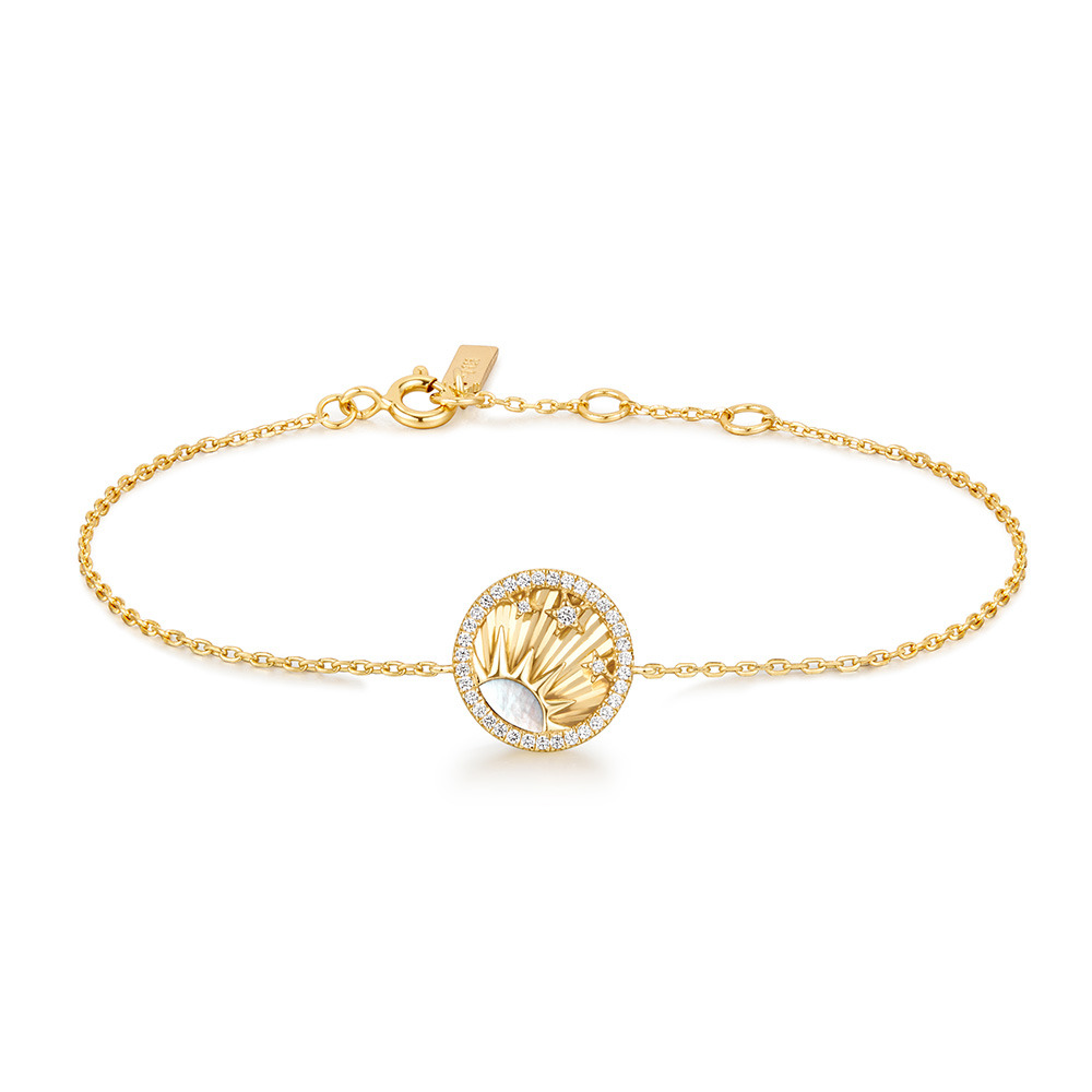 [아니아 하이에]샤이니 썬 스타 925 실버 팔찌 B059-04G - HAGO(하고)