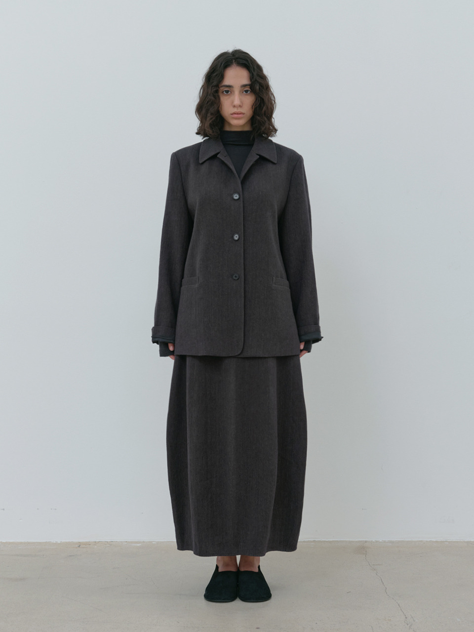 cliff jacket (charcoal) - HAGO(하고)