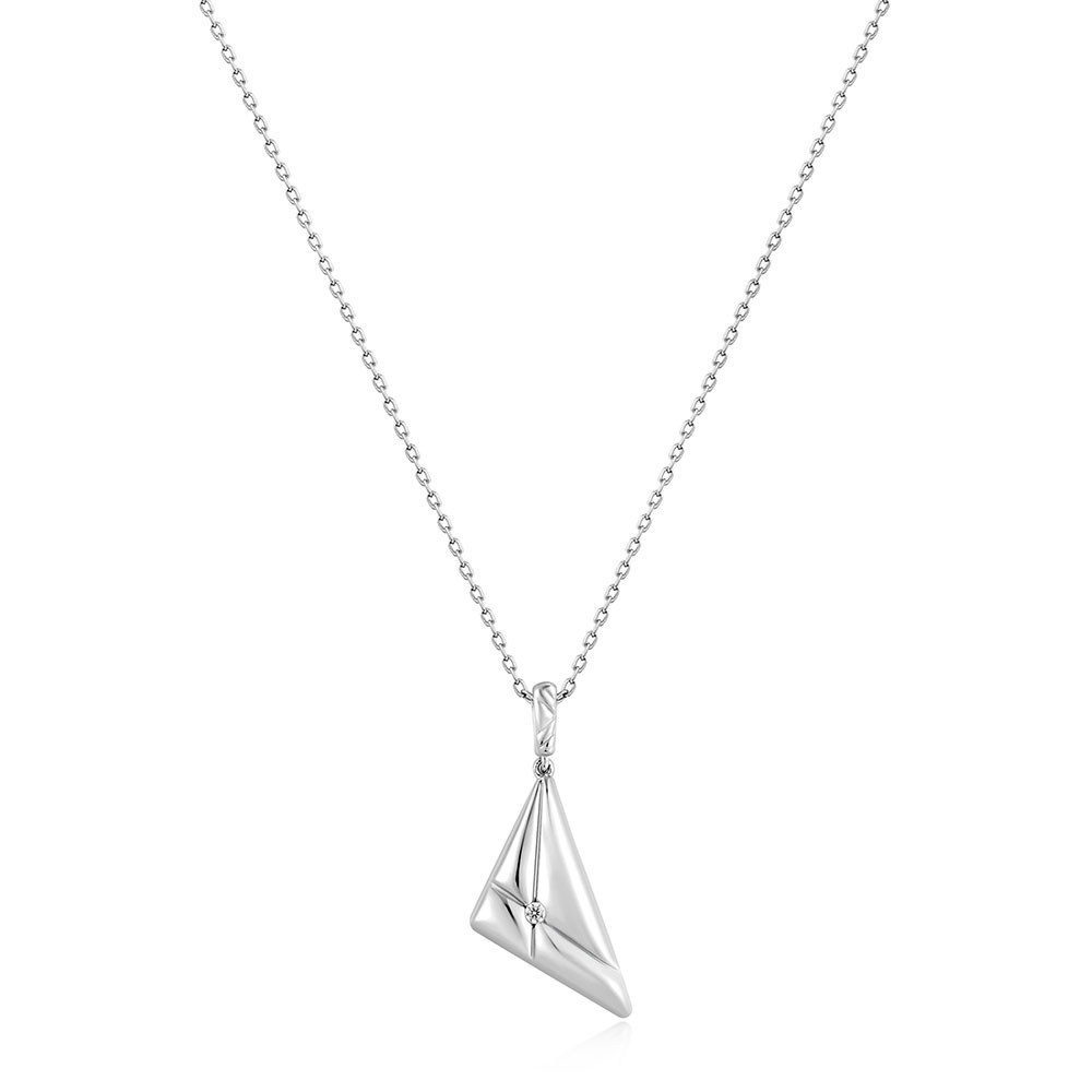 [아니아 하이에]트라이앵글 팬던트 925 실버 목걸이 N059-04H - HAGO(하고)