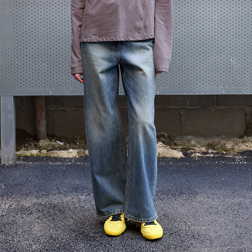 blood denim pants(indigo) - 하고(HAGO)