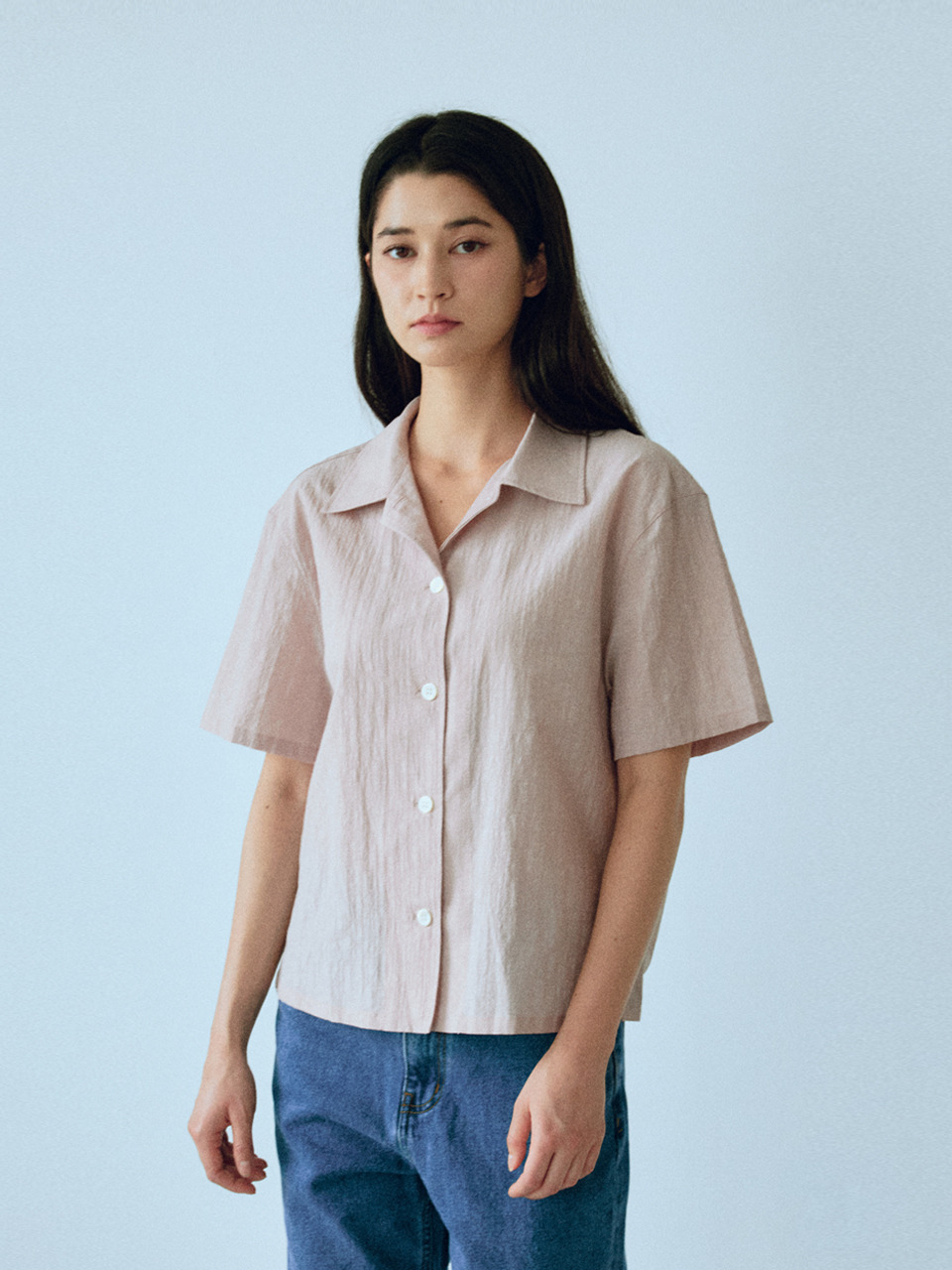 Matta shirts-pink - HAGO(하고)