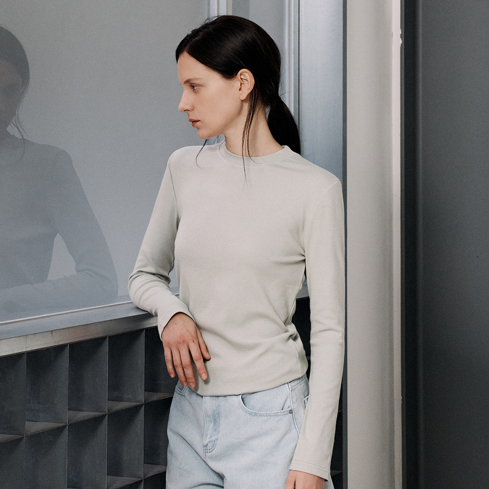 울 블렌드 에센셜 골지 티 (pale mint) - HAGO(하고)