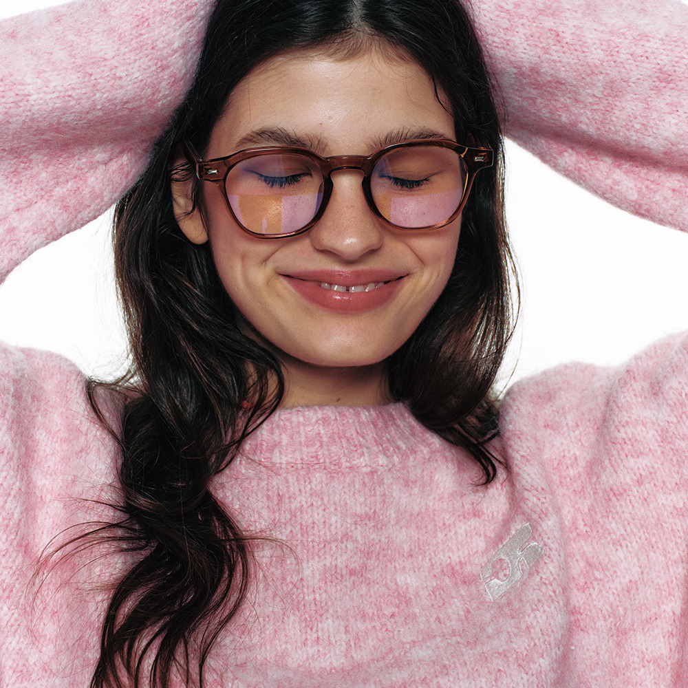 CENTAUR WOOL HAIRY KNIT_PINK - 하고(HAGO)