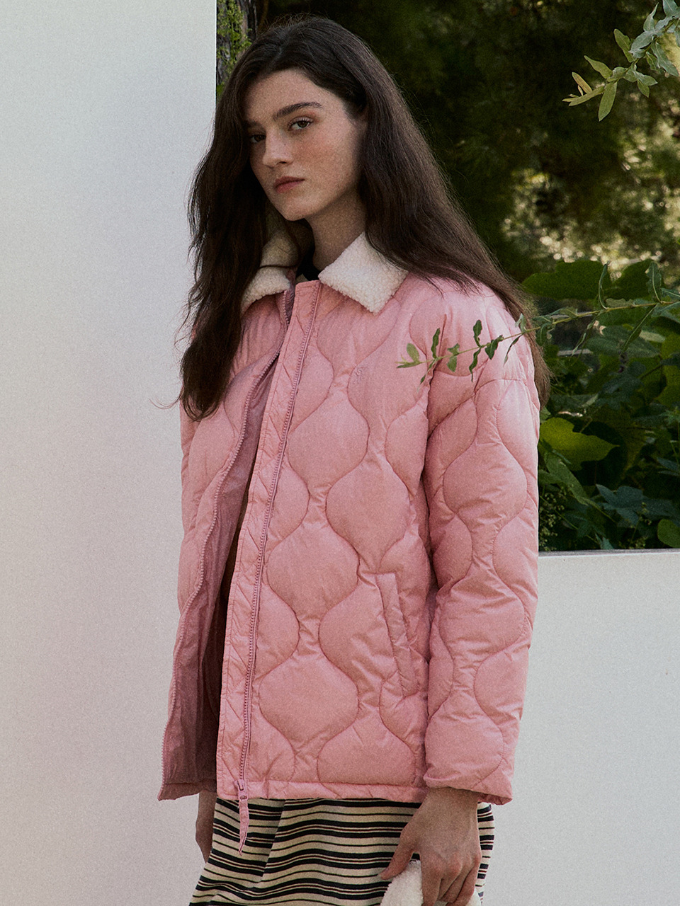 (WOMEN) Onion Quilting Wellon Jacket_Pink - HAGO(하고)