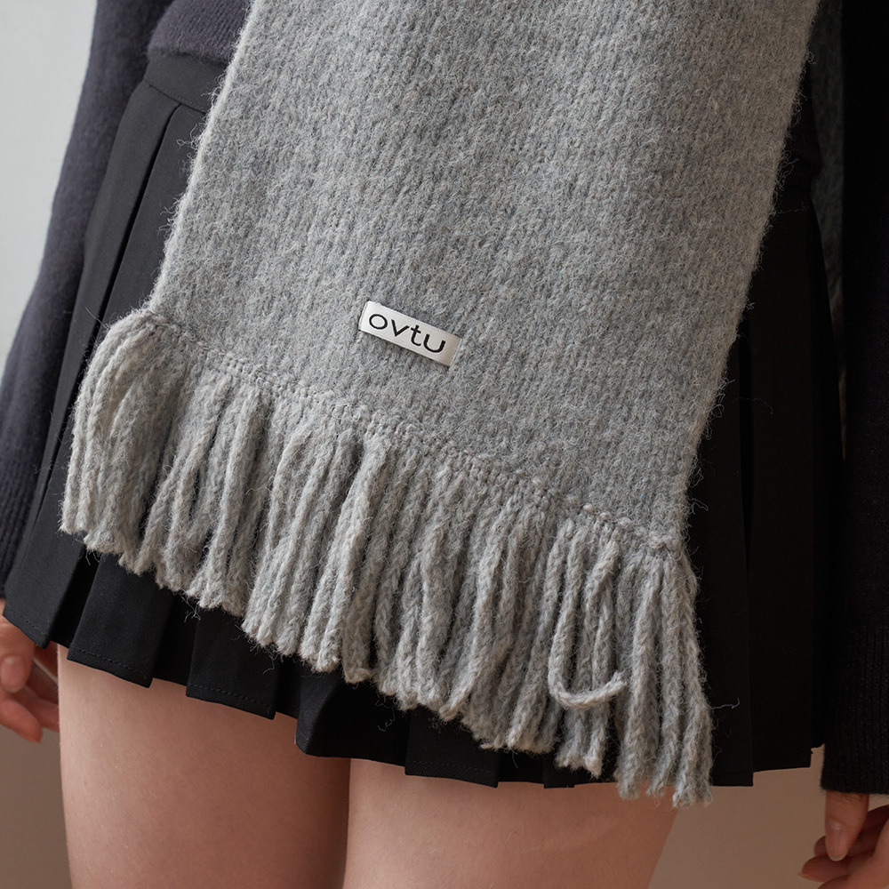 Basic Knit Muffler (4color) - 하고(HAGO)