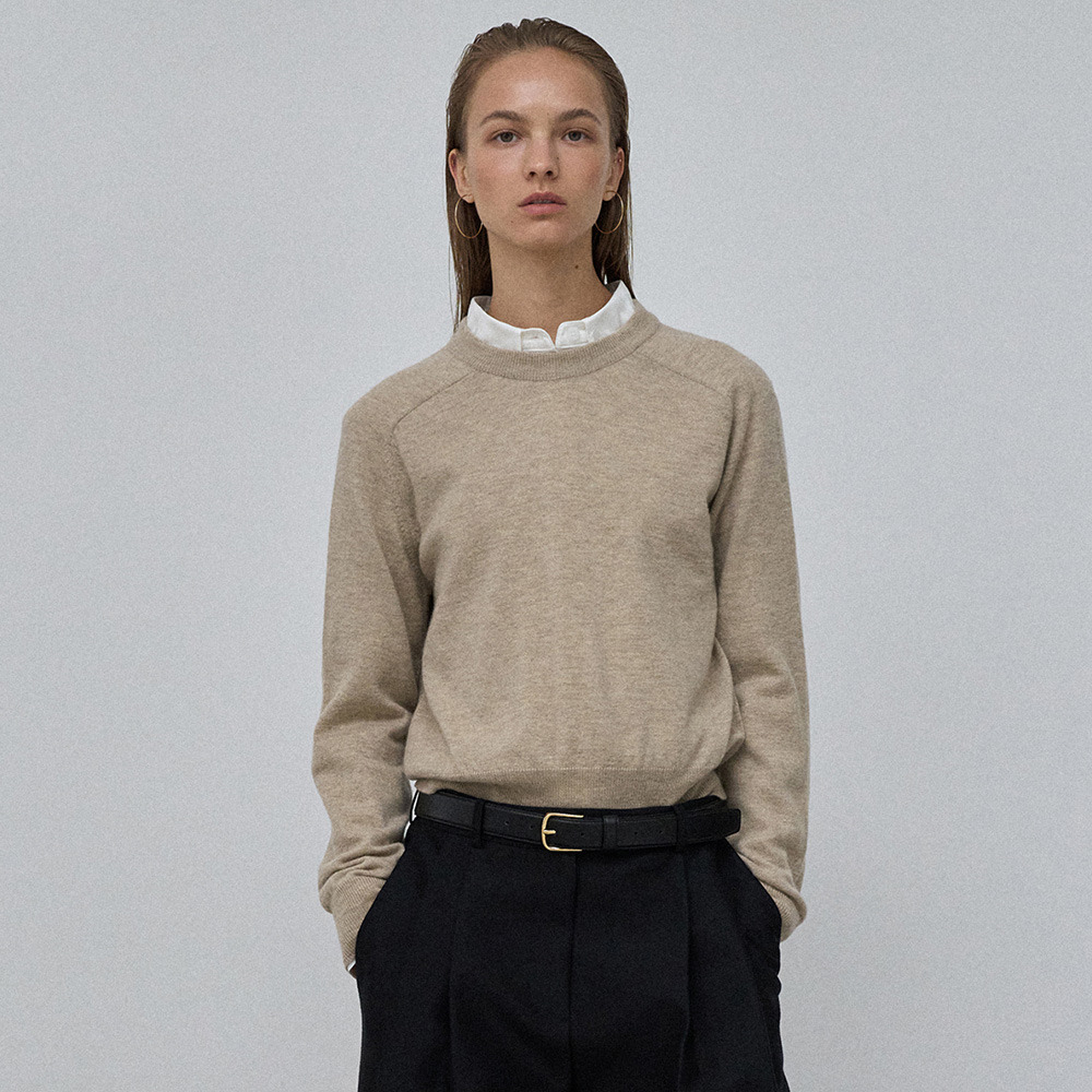 LOREN ROUND-NECK KNIT - HAGO(하고)