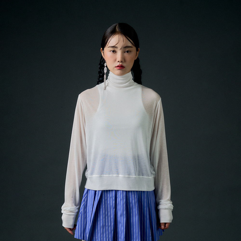 Lucent top (white) - HAGO(하고)