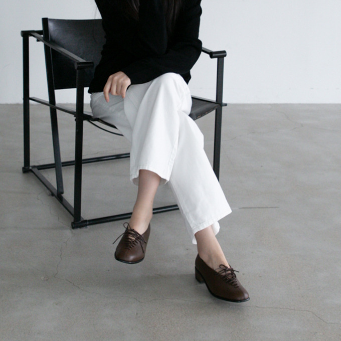 Jane strap loafer 3cm_brown - HAGO(하고)