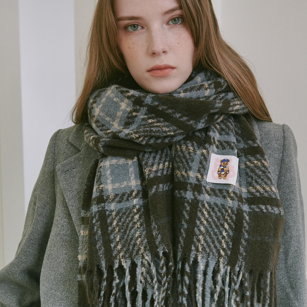 Tartan Check Muffler (2 Colors) - 하고(HAGO)