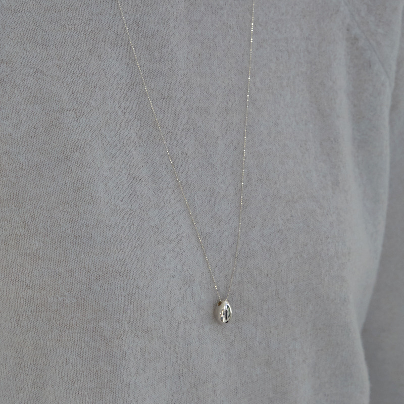 Bold drop necklace - 하고(HAGO)