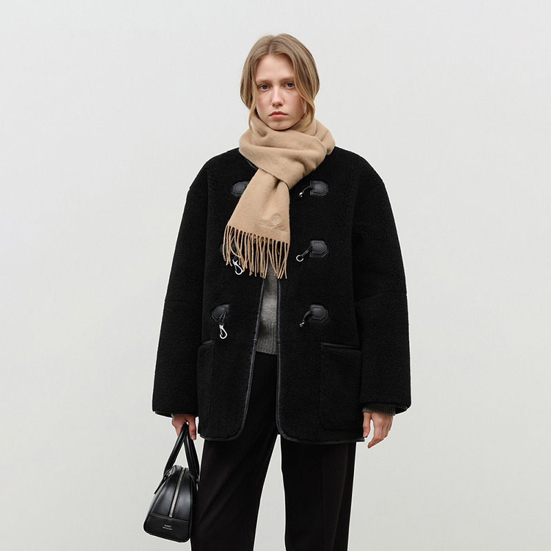 UNISEX FRINGED CASHMERE MUFFLER CAMEL_UDMU4F102CM - 하고(HAGO)