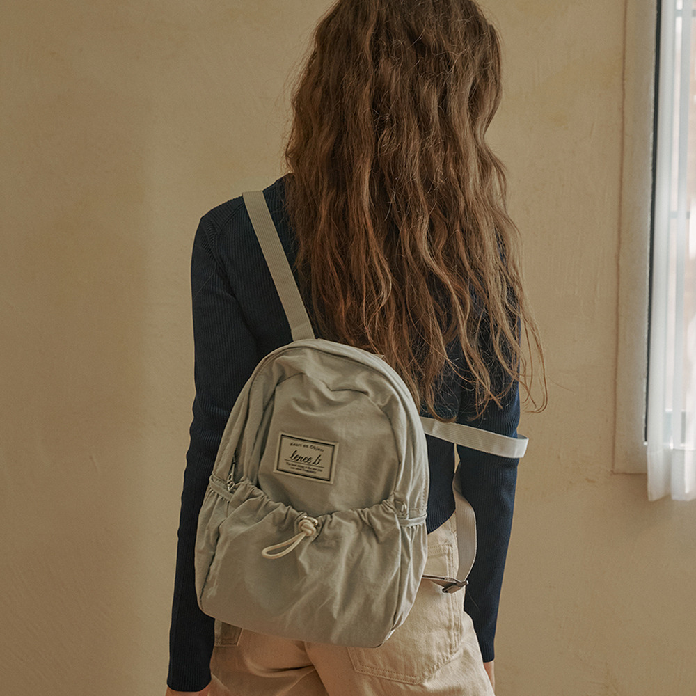 미니 스트링 백팩 민트 Mini string backpack Mint - 하고(HAGO)