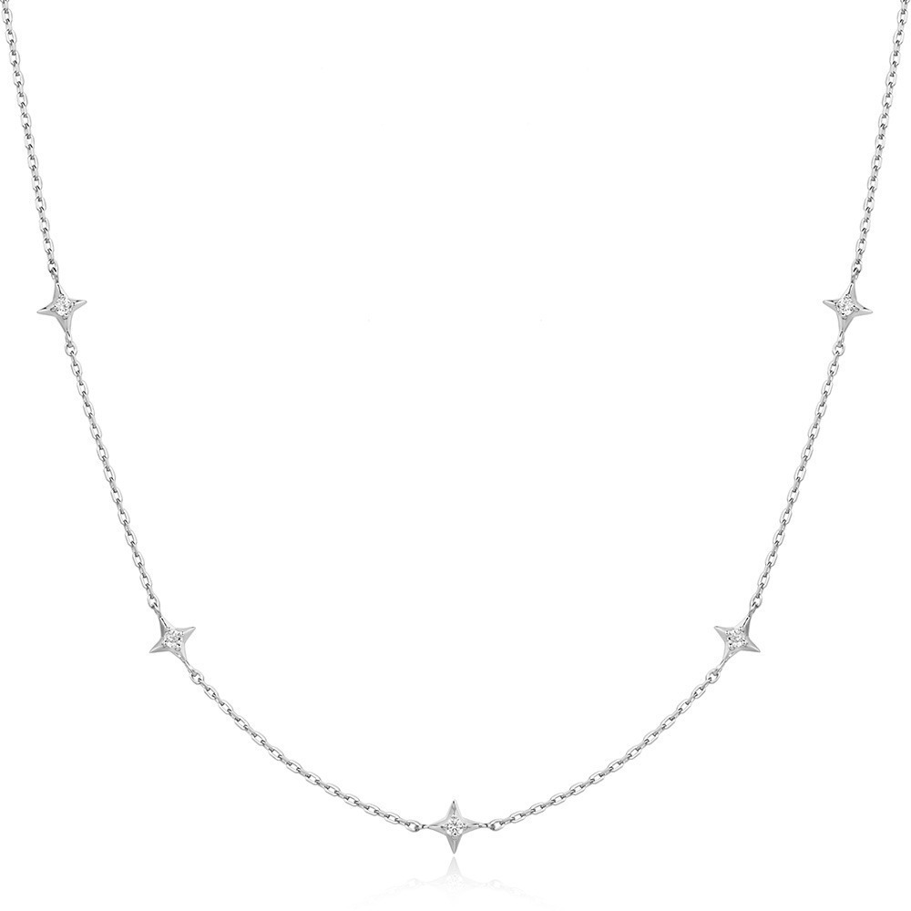 실버 스타 스테이션 925 실버 목걸이 N061-04H - HAGO(하고)