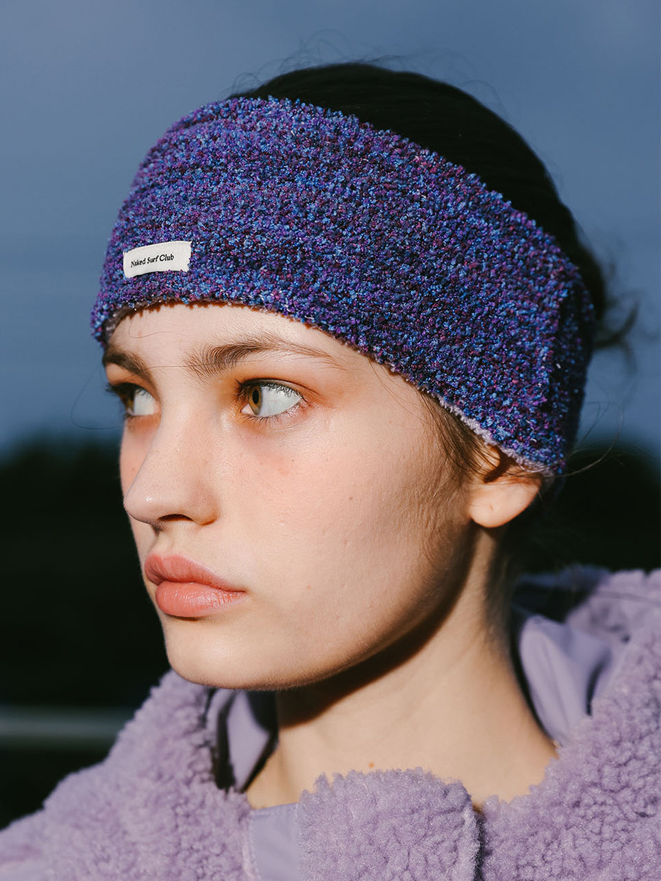 N.S.C Brushed Terry Head Band (Purple) - HAGO(하고)