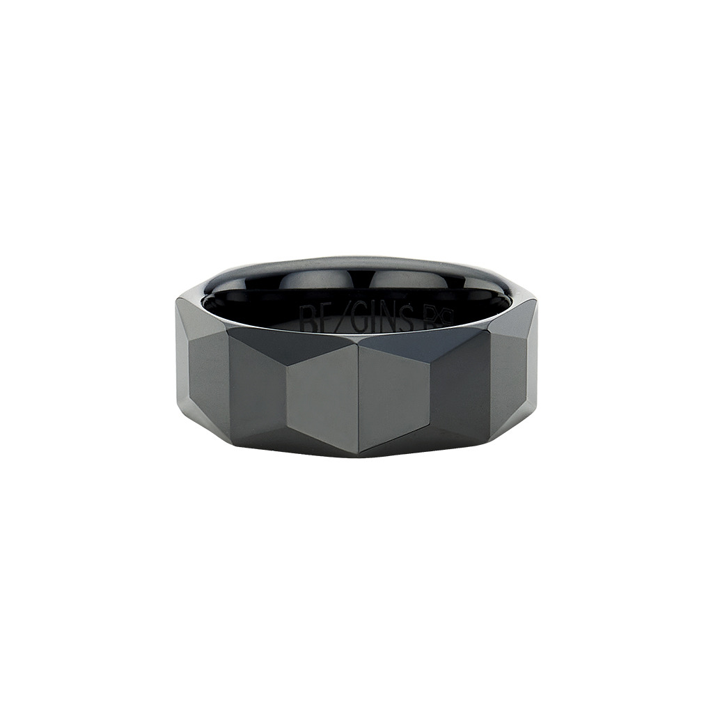 LA LIGNE BLACK CERAMIC 4 FACED CUTTING RING - HAGO(하고)