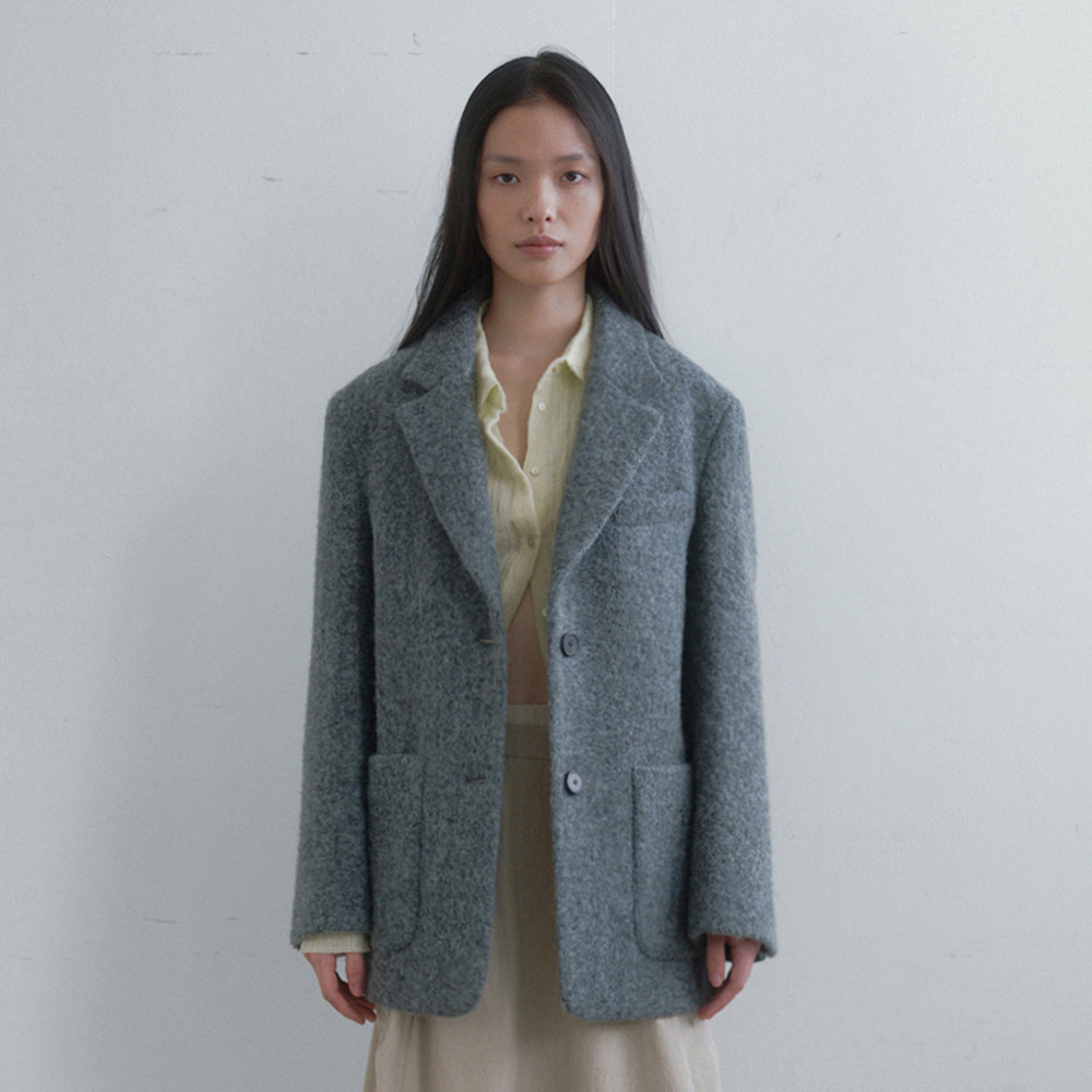 monoph jacket (gray) - 하고(HAGO)