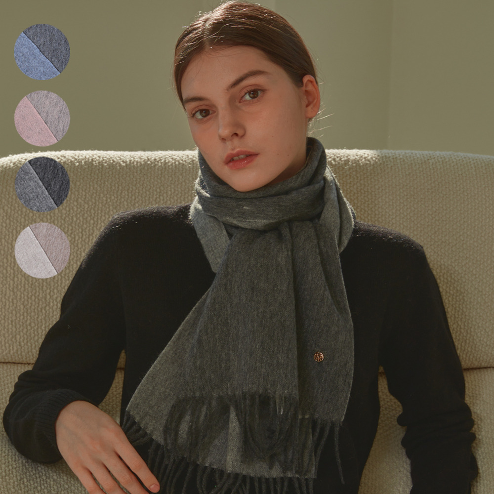 [기프트박스]_DOUBLE SIDED MUFFLER_4COLOR - 하고(HAGO)