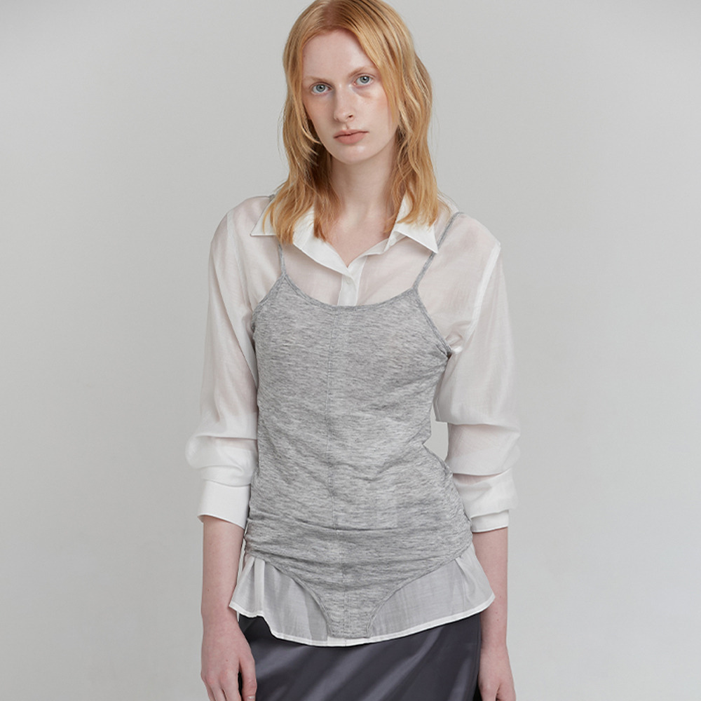 SHEER BODYSUIT [GREY] - HAGO(하고)