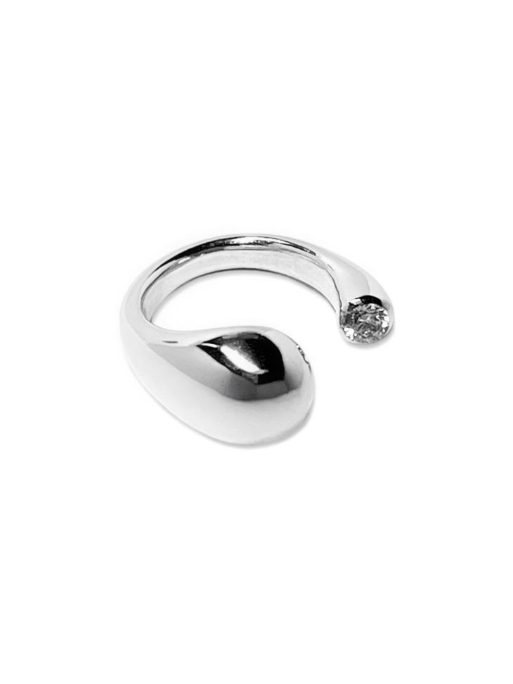 ECLIPSE BOLD RING WHITE - HAGO(하고)