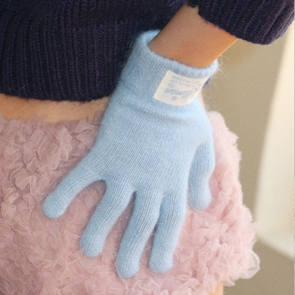 [선물포장] Sparkling Angora Gloves (6 Color) - 하고(HAGO)