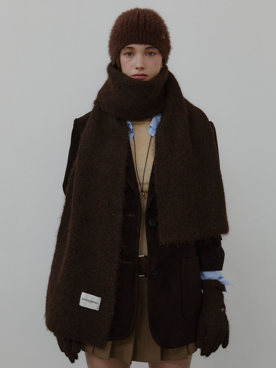 Mild Winter Muffler_BR (L244MMF030) - 하고(HAGO)