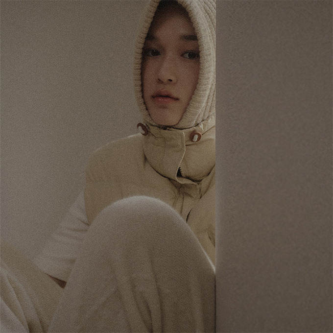 GOOSE POCKET PADDING VEST_CREAM - HAGO(하고)