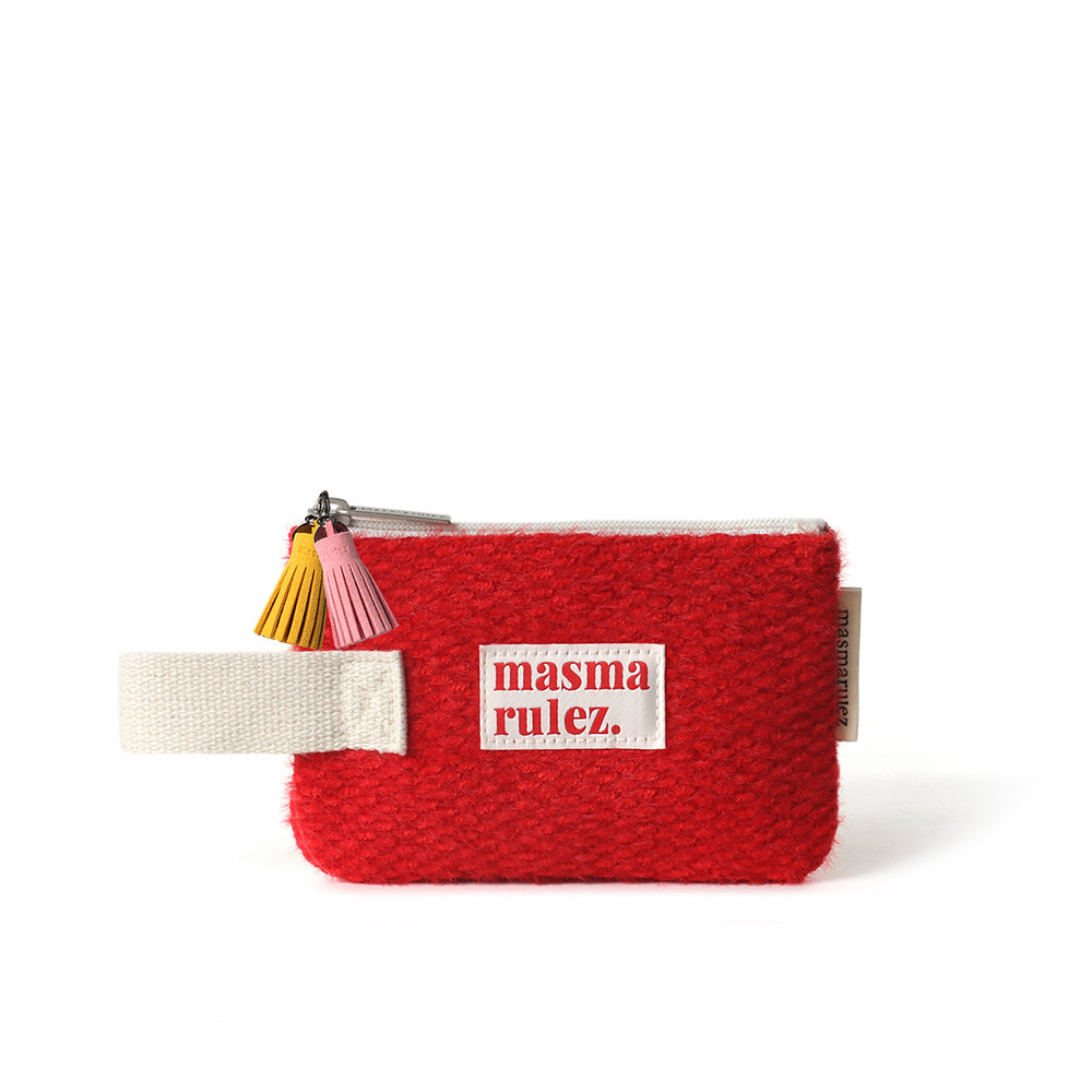 Mini strap pouch _ 포그니 Red - 하고(HAGO)