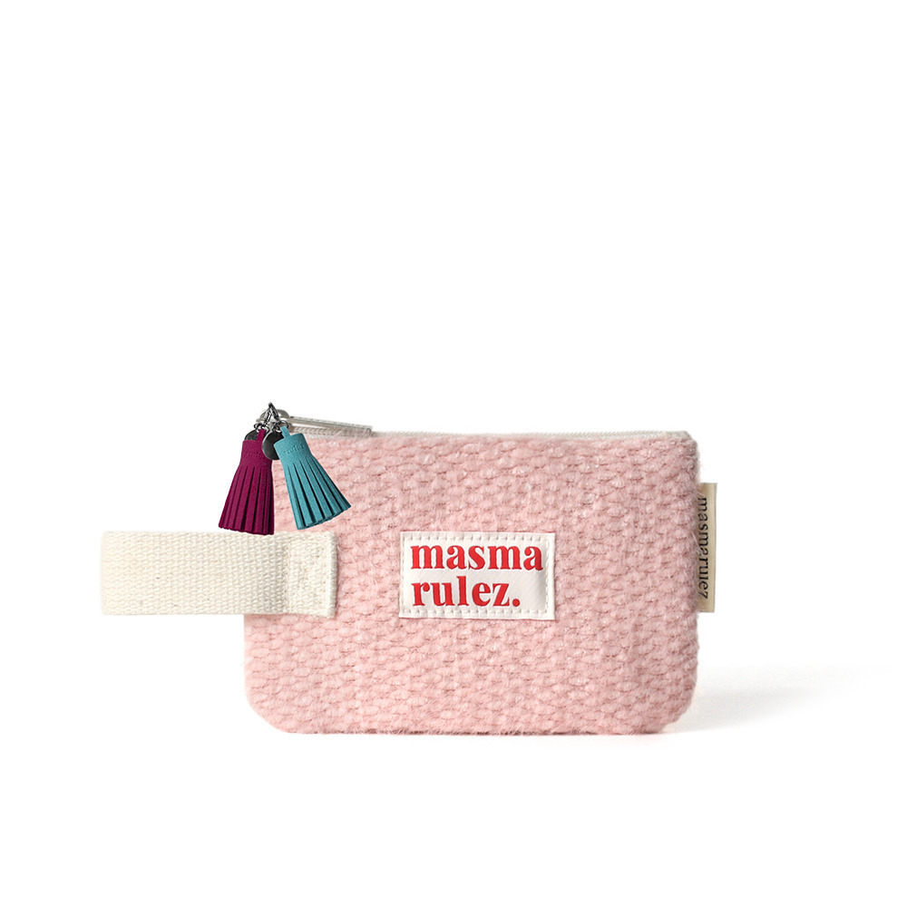 Mini strap pouch _ 포그니 Baby pink - HAGO(하고)
