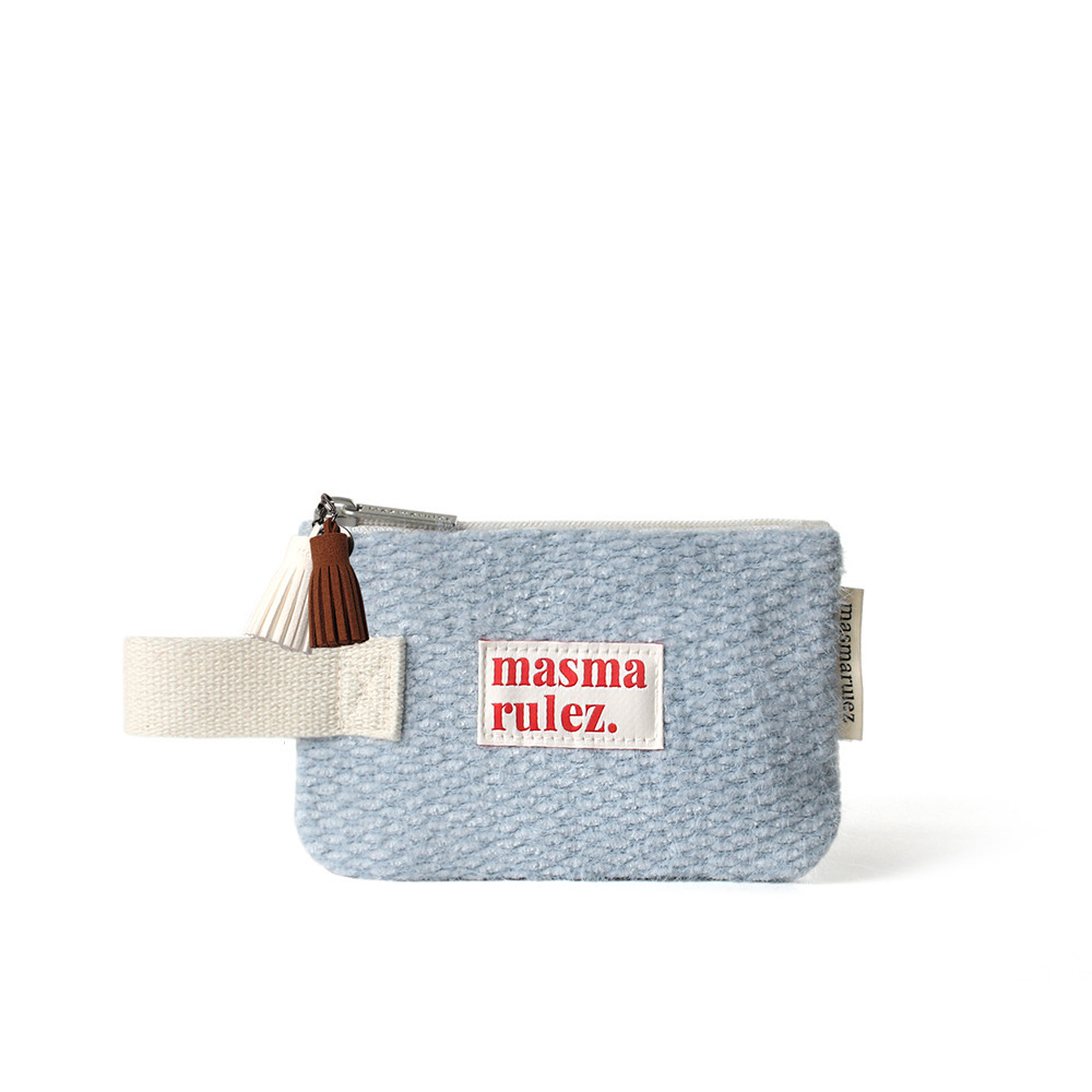 Mini strap pouch _ 포그니 Baby blue - 하고(HAGO)