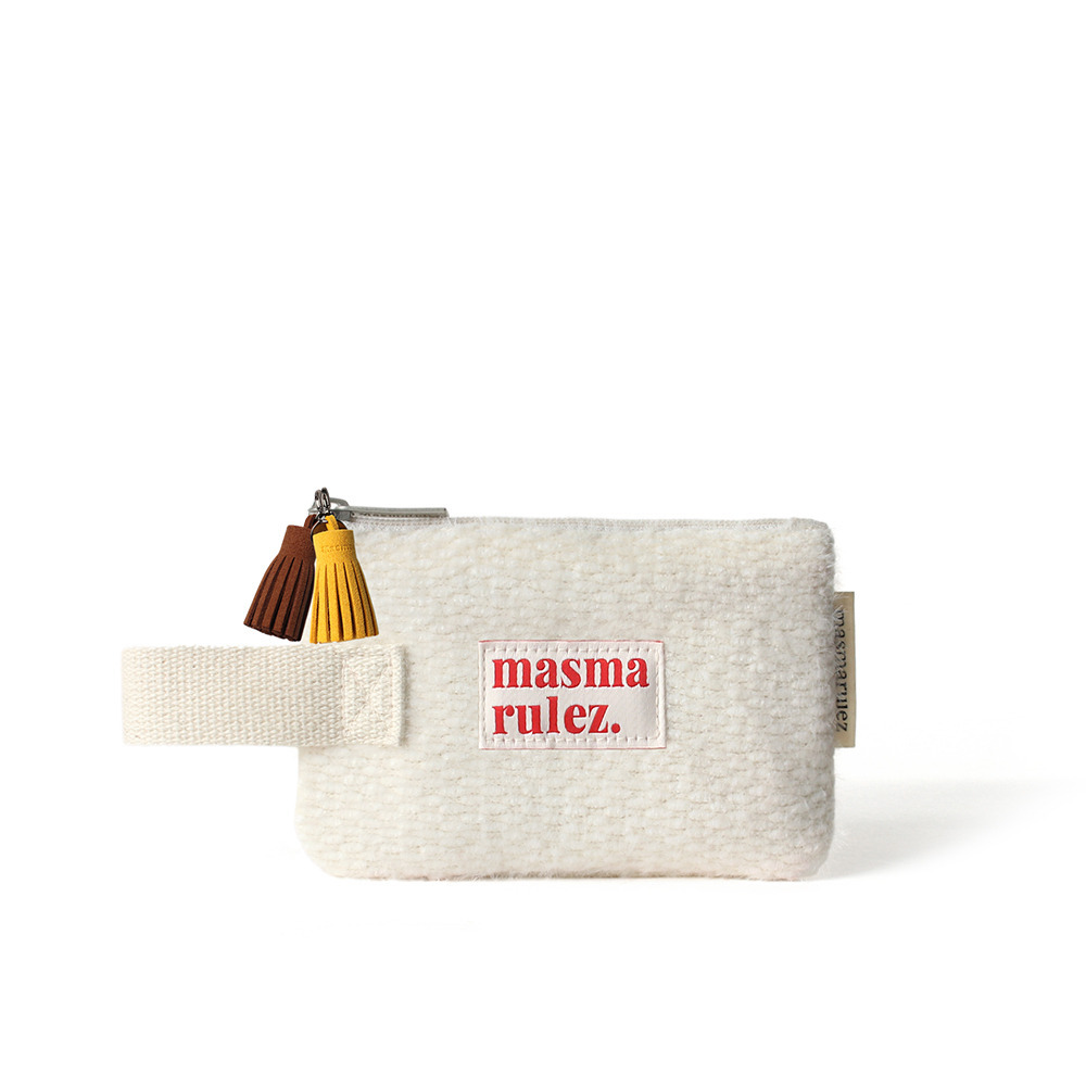 Mini strap pouch _ 포그니 Ivory - HAGO(하고)