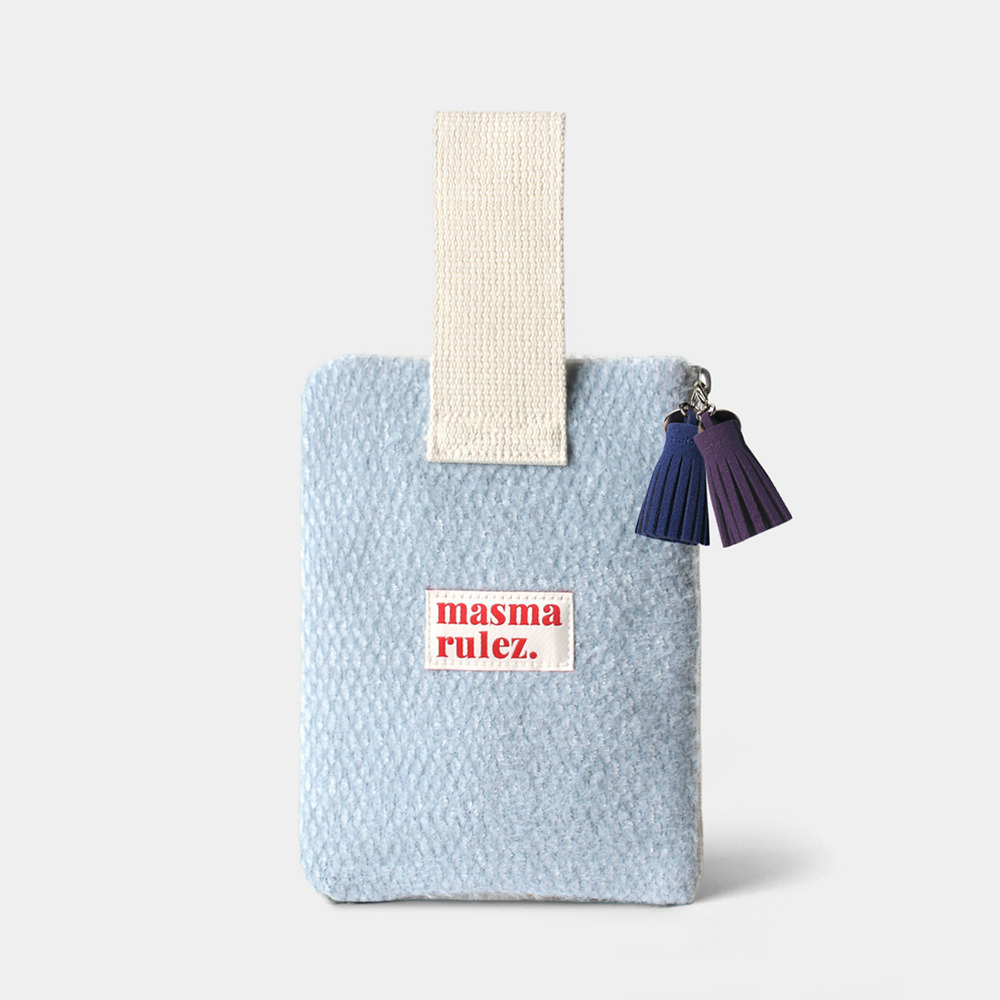 Strap pouch _ 포그니 Baby blue - 하고(HAGO)