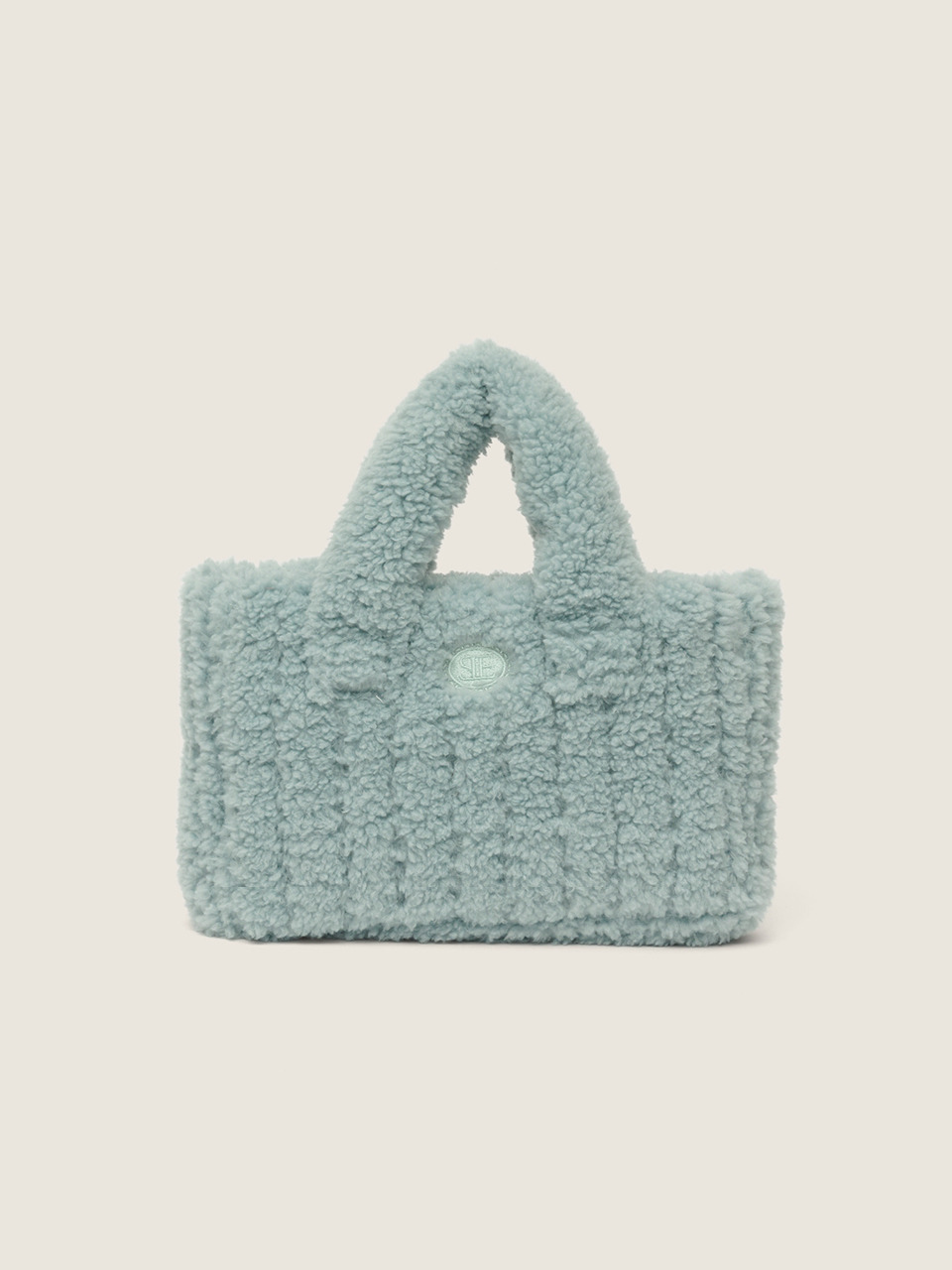 Shearing Bear Padding Bag (Blue) - 하고(HAGO)