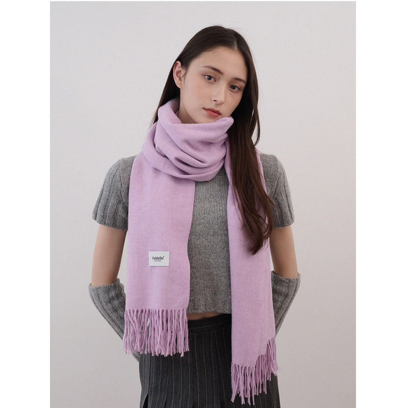 Wool touch estoni muffler (lavender) - HAGO(하고)