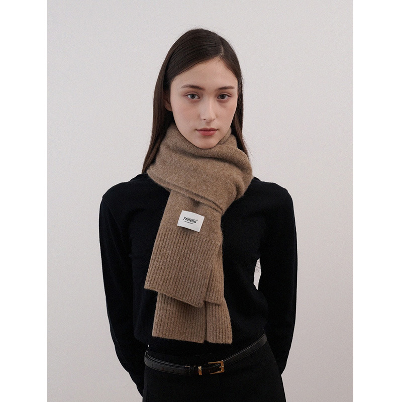 Lavi knit muffler (cocoa) - 하고(HAGO)