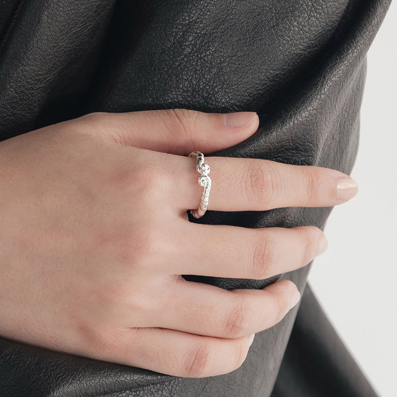 Drape spiral ring - HAGO(하고)