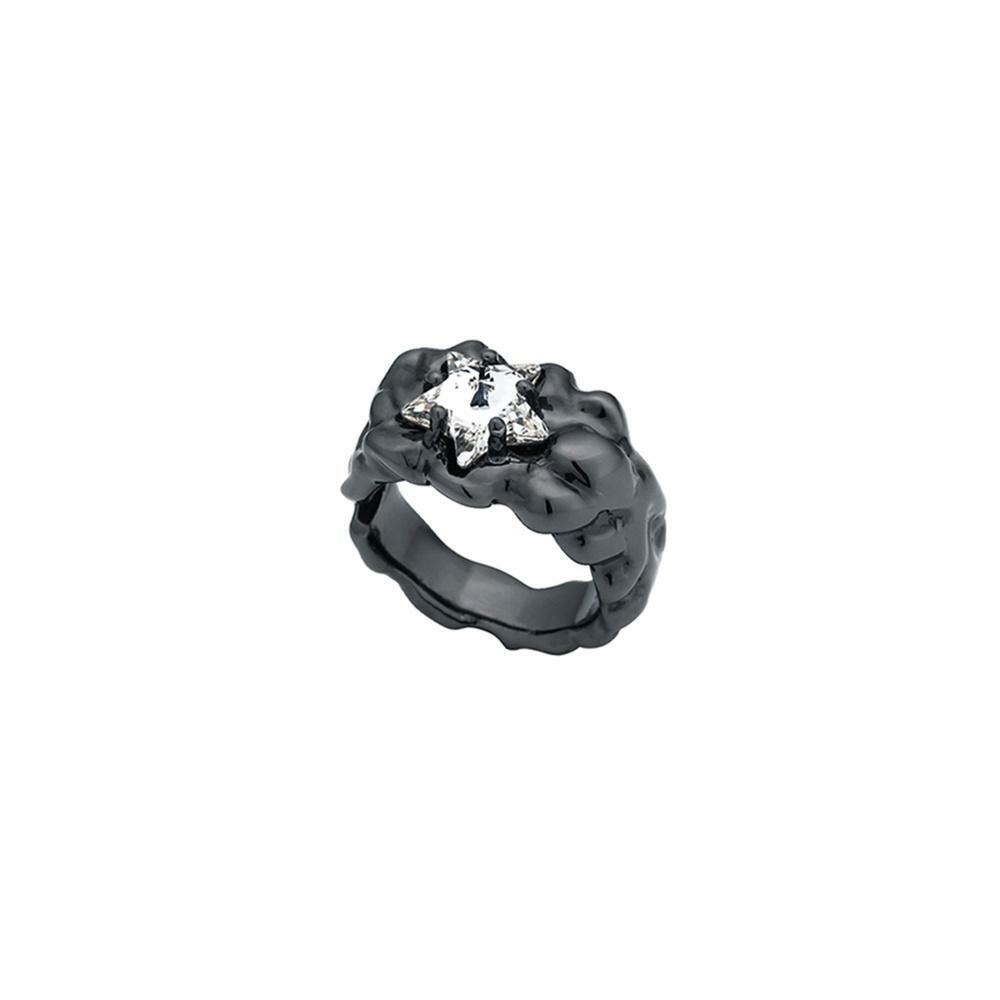 NO.323 [BLACK] GEOMETRY STAR RING - HAGO(하고)
