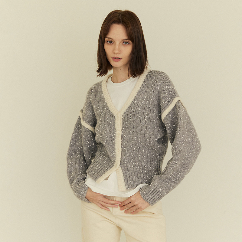 BUBBLE CARDIGAN (2COLORS) - HAGO(하고)