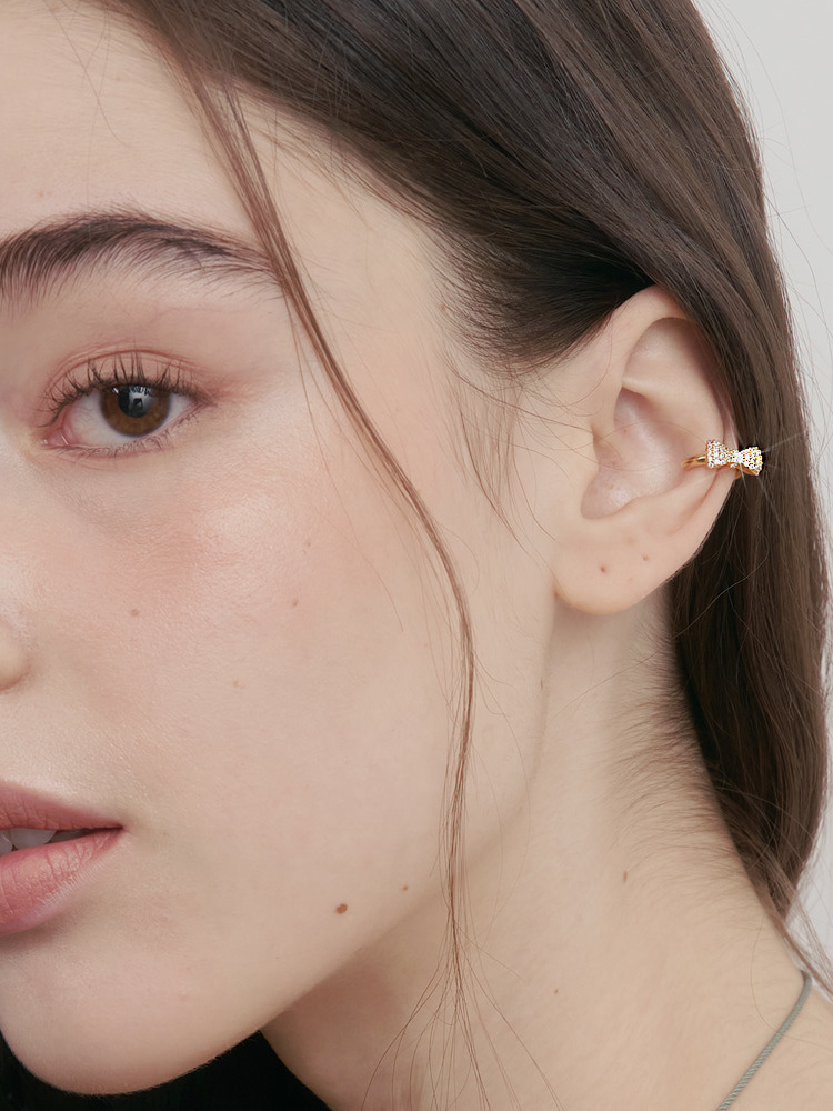 Crystal Petit gold Earcuff - HAGO(하고)