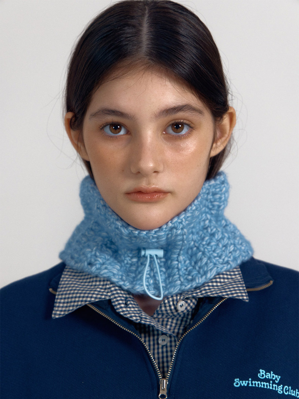 STRING NECK WARMER : BLUE - HAGO(하고)