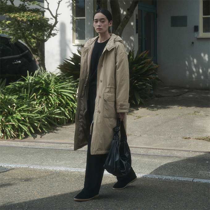 DELLA GOOSE LONG PADDING JUMPER_BEIGE - 하고(HAGO)