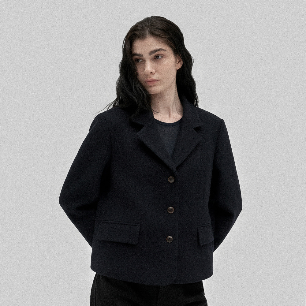 Polina jacket (Navy) - HAGO(하고)